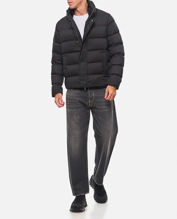 Herno Arenelle And Synthetic Fur Bomber Jacket