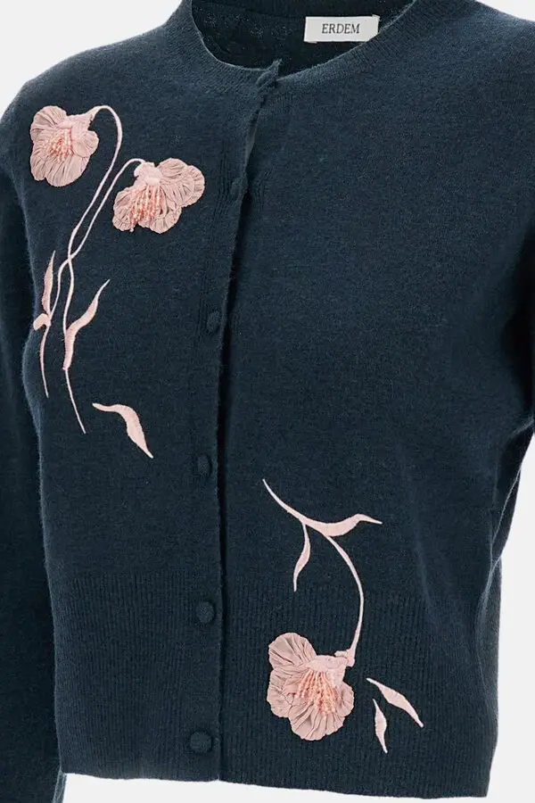 Erdem Embroidered Cardigan