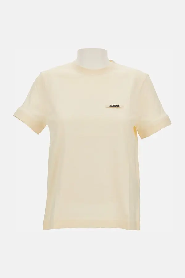 Jacquemus Gros Grain T-shirt - Beige