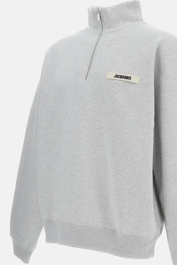 Jacquemus Grosgrain Sweatshirt With Zip
