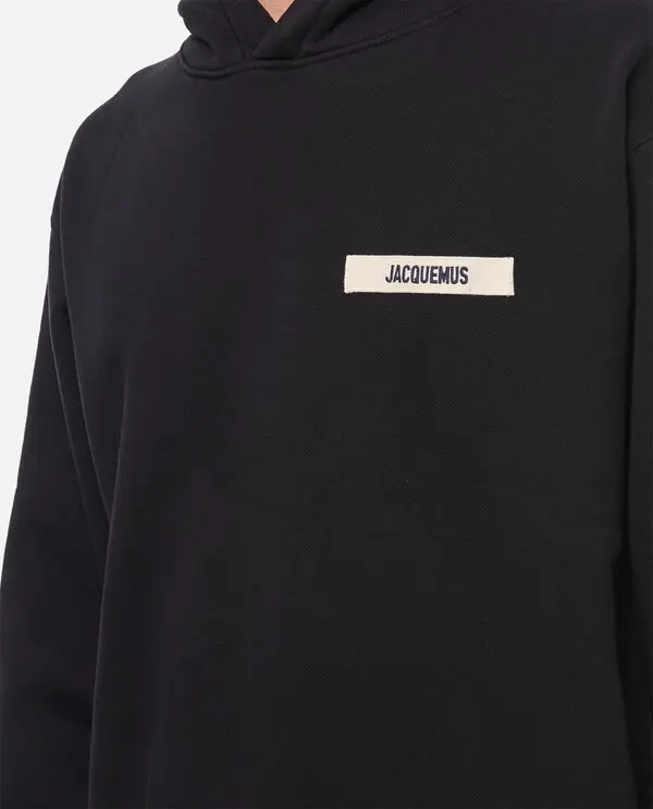 Jacquemus Grosgrain Hoodie - Black