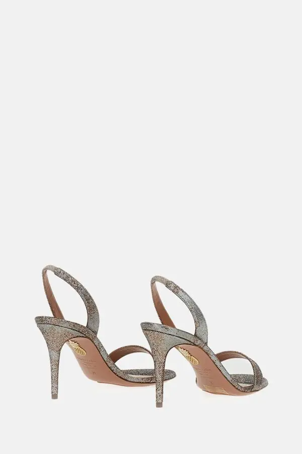 AQUAZZURA So Nude Sandals 85 - Grey