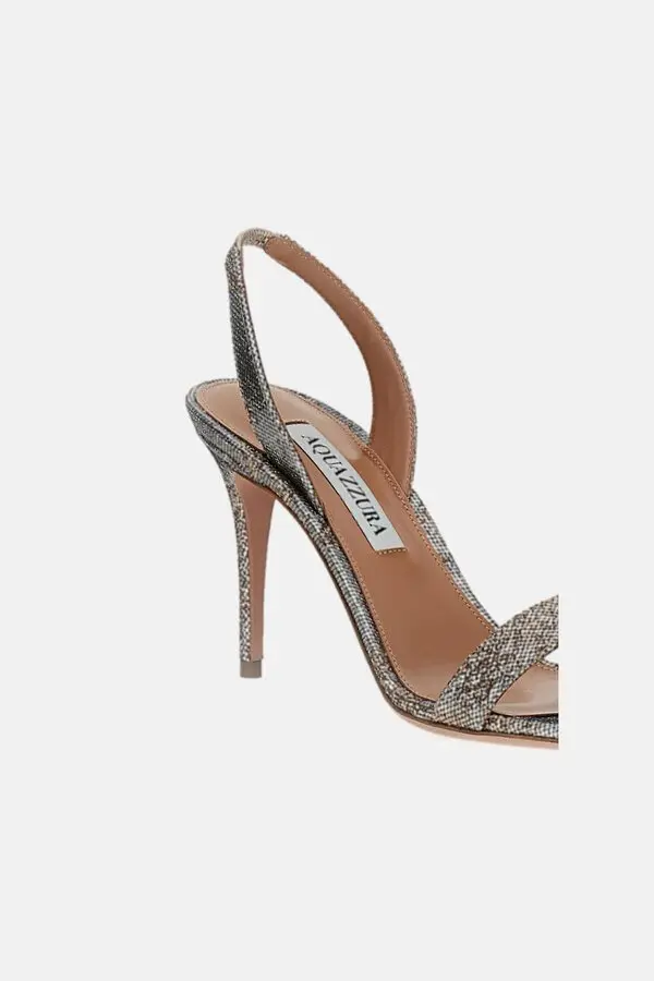 AQUAZZURA So Nude Sandals 85 - Grey