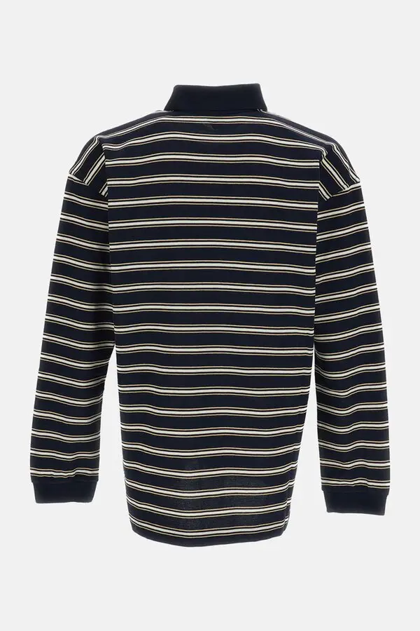 Bottega Veneta Polo A Righe - Blu