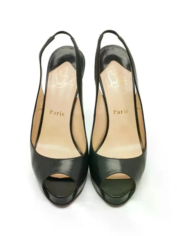 CHRISTIAN LOUBOUTIN Private Number Peep-toe Sandals