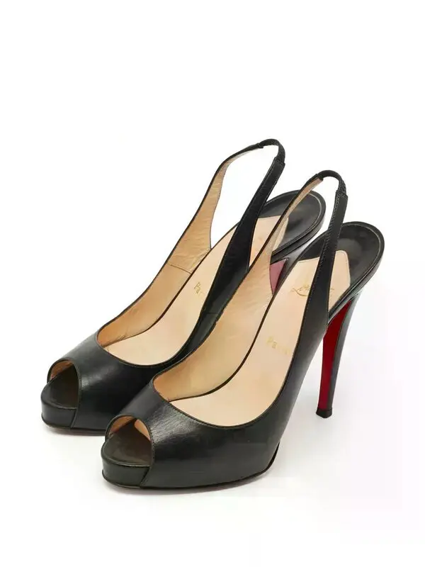 CHRISTIAN LOUBOUTIN Private Number Peep-toe Sandals