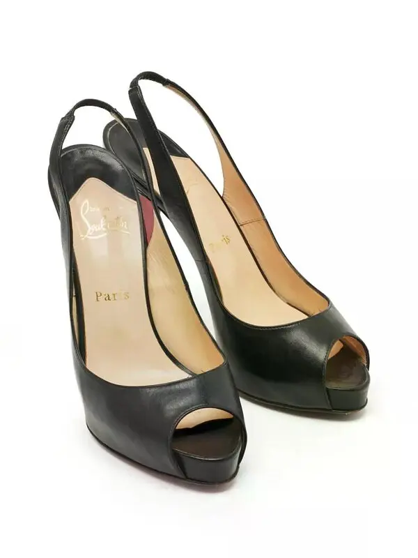 CHRISTIAN LOUBOUTIN Private Number Peep-toe Sandals