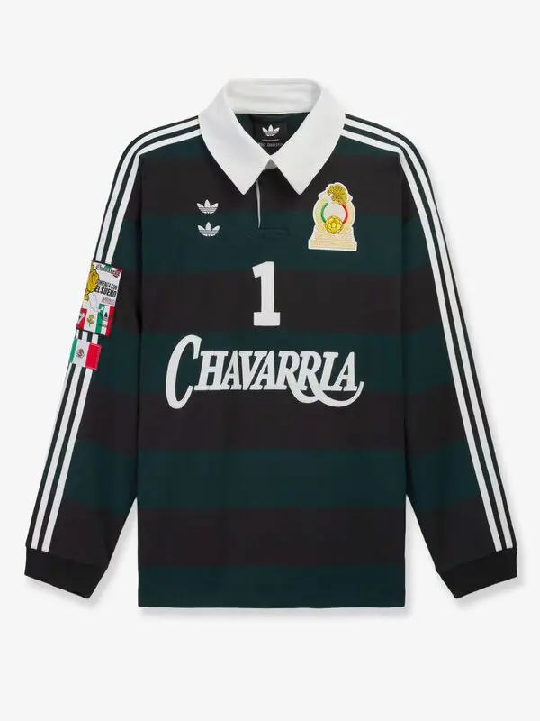 ADIDAS X WILLY CHAVARRIA Rugby Cotton Polo Shirt - Green