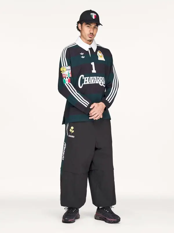 ADIDAS X WILLY CHAVARRIA Long Sleeve Rugby Polo Shirt