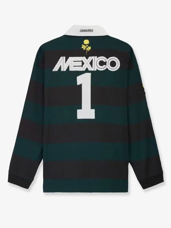ADIDAS X WILLY CHAVARRIA Long Sleeve Rugby Polo Shirt