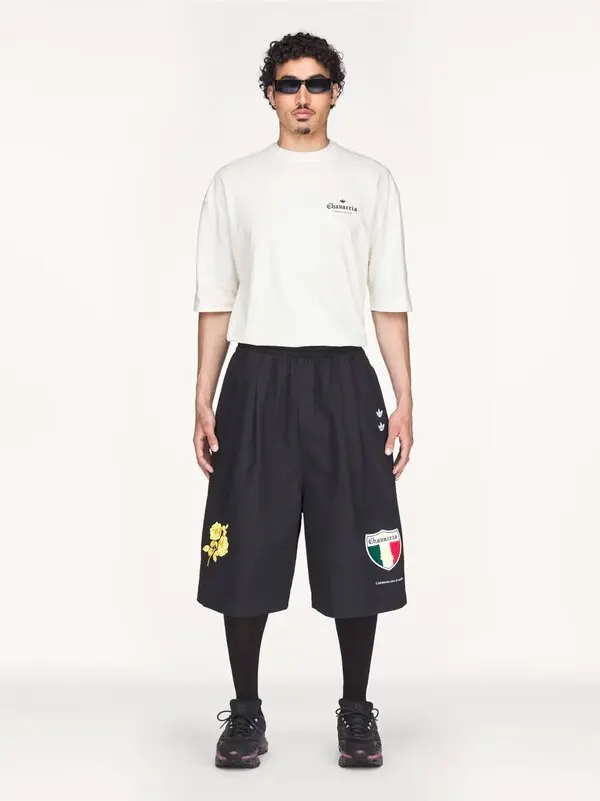 ADIDAS X WILLY CHAVARRIA Oversized Cotton Bermuda Shorts