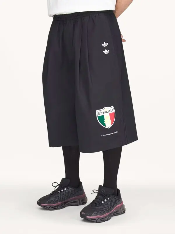 ADIDAS X WILLY CHAVARRIA Oversized Cotton Bermuda Shorts
