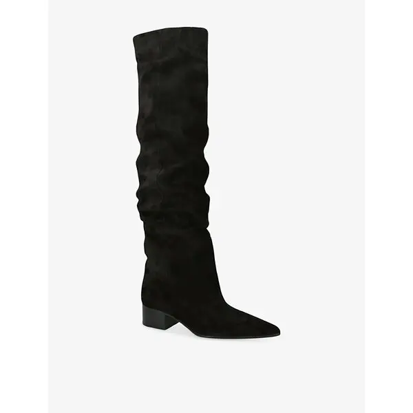 Khaite Andee Knee-high Suede Boots