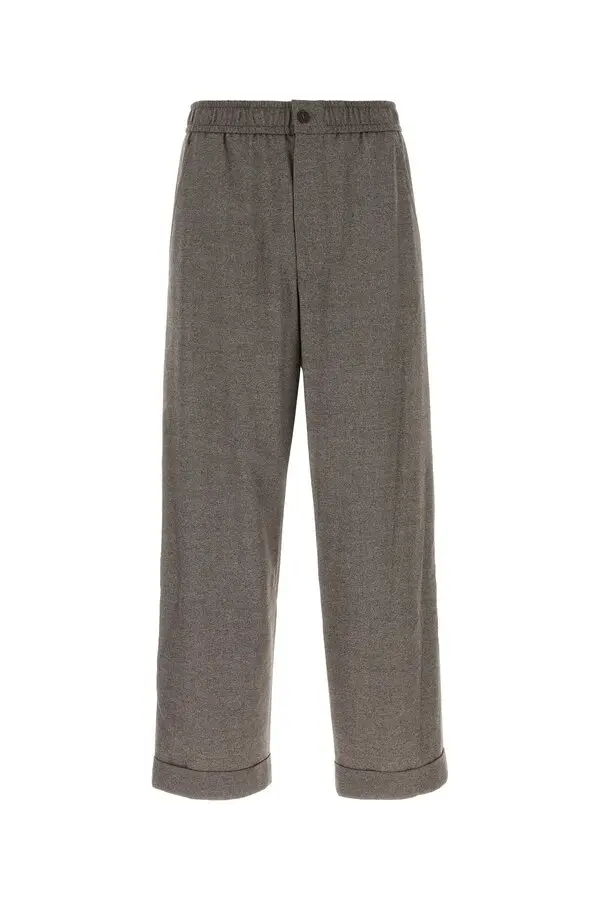 Giorgio Armani Melange Wool Blend Pant