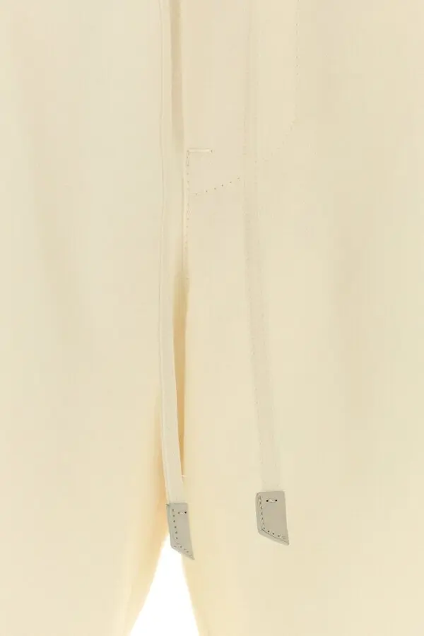Zegna Ivory Linen Bermuda Shorts