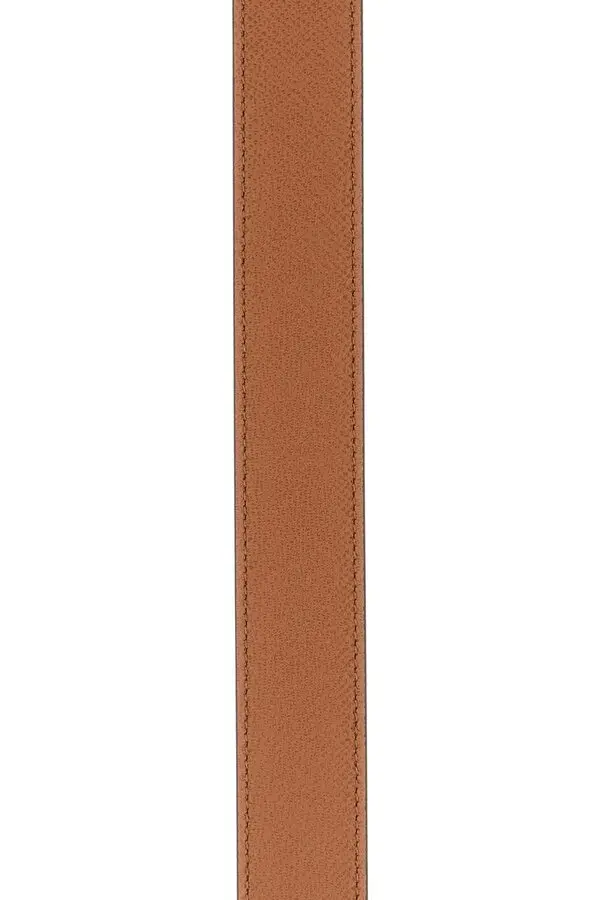FERRAGAMO Biscuit Leather Reversible Belt