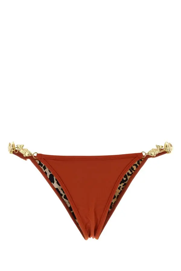 REINA OLGA Coral Stretch Nylon Splash Bikini Bottom