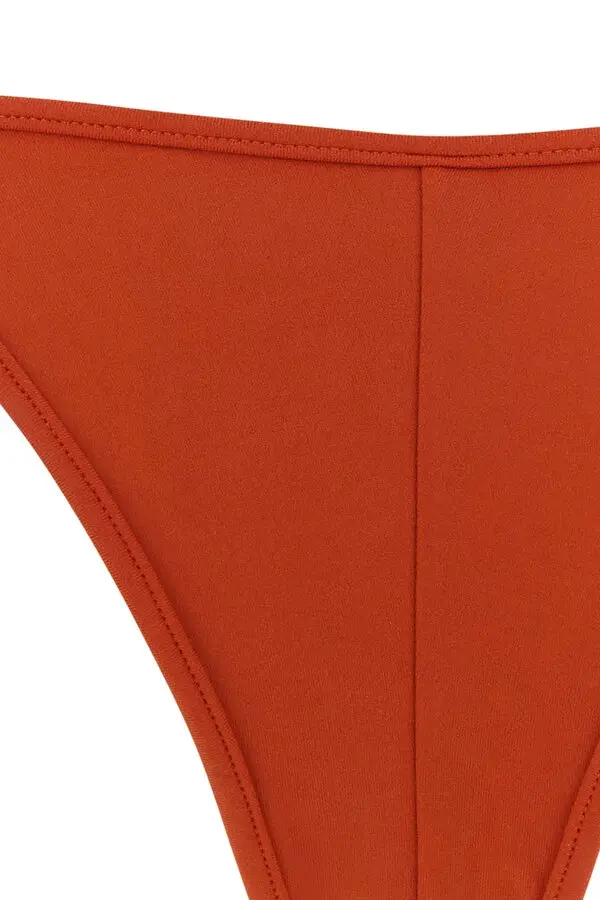 REINA OLGA Coral Stretch Nylon Splash Bikini Bottom