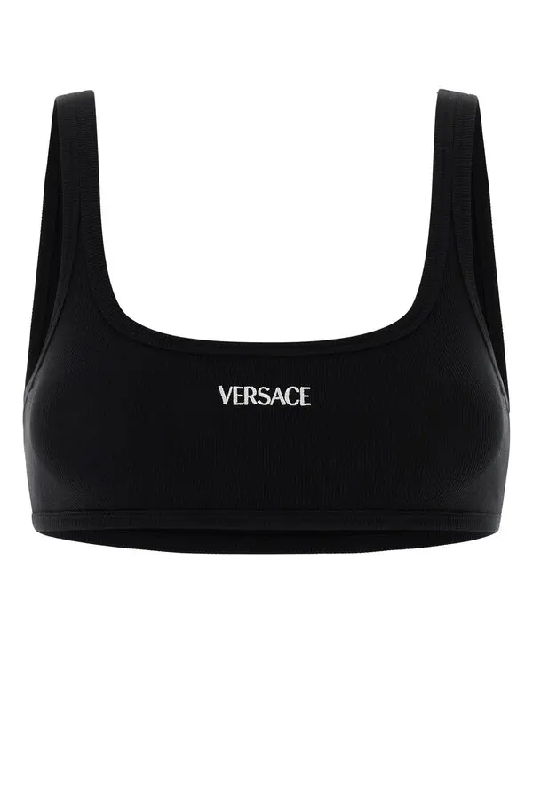 Versace Stretch Cotton Bra