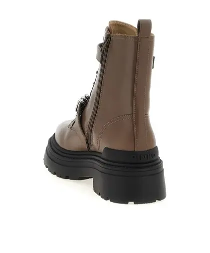 Pinko Buckle-strap Lace-up Boots