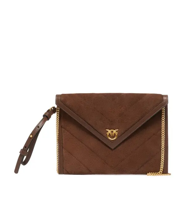 Pinko Magnetic Fastened Quilted Clutch Bag