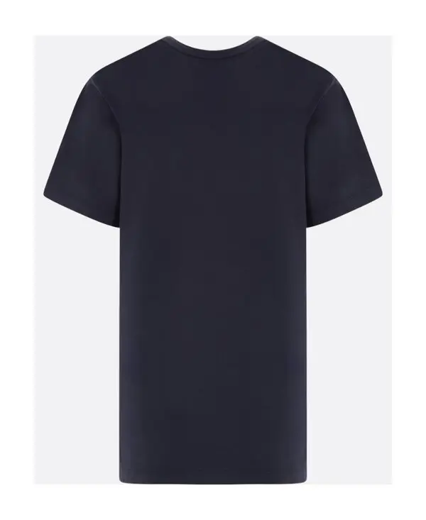 Maison Kitsuné Logo Printed Crewneck T-shirt