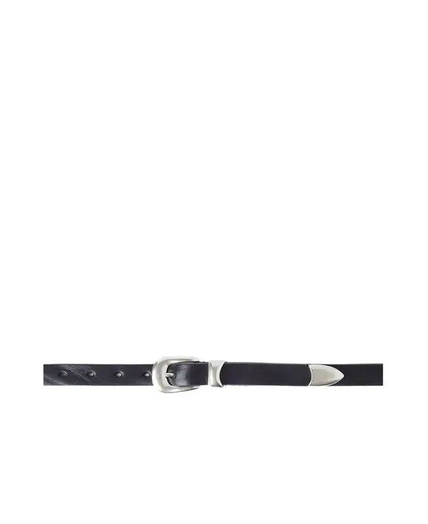 Our Legacy Logo Belt - Black