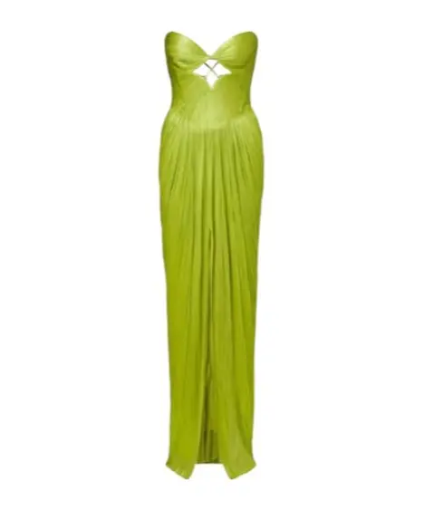 MARIA LUCIA HOHAN Stephanie Metallic Silk Tulle Gown