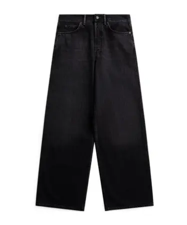 Acne Studios Denim Trousers With Belt Loops