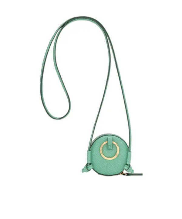 Longchamp Pure Round Wrist Pouch - Mint
