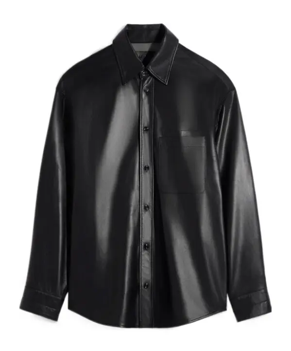 LEMAIRE Pocket Overshirt - Black