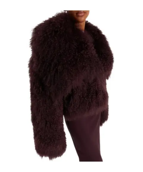 Attico Thick Lamb Wool Coat