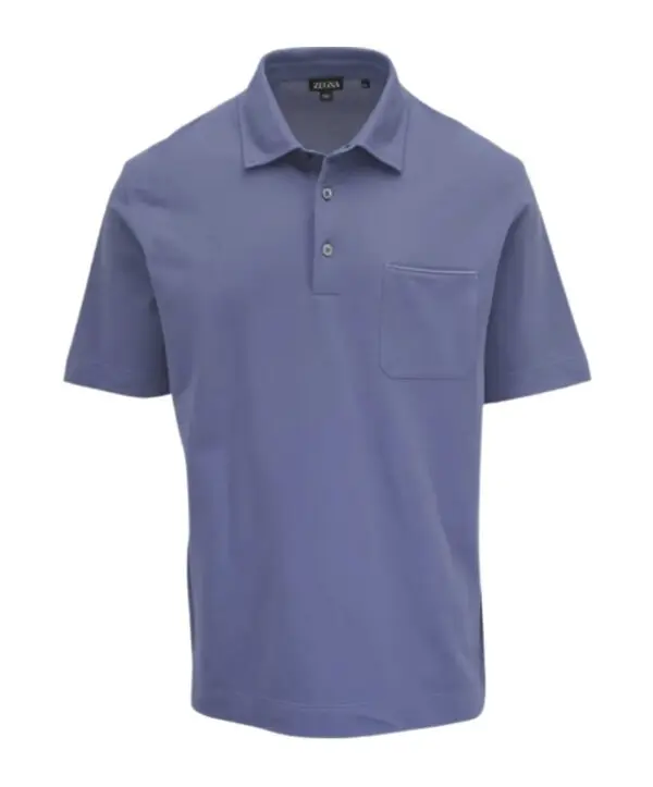 Zegna Short-sleeve Knit Polo Shirt