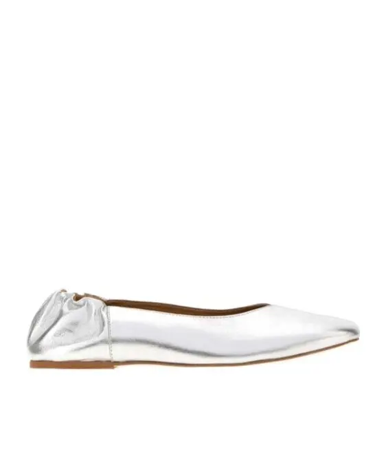 A.p.c. Square-toe Leather Ballet Flats
