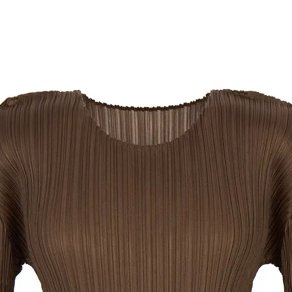Issey Miyake Pleated Short Sleeve T-shirt