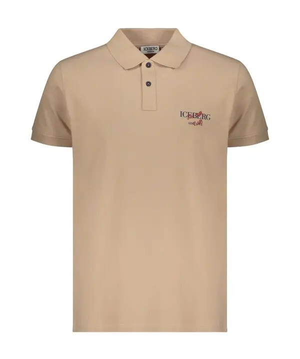 Iceberg Short-sleeved Polo Shirt With A Logo