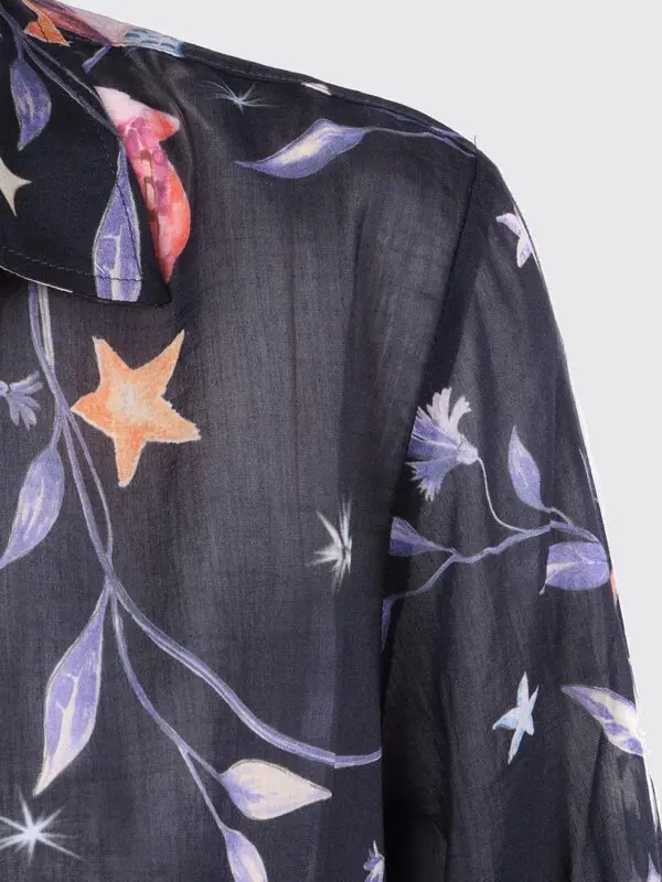 FORTE_FORTE Long Sleeve Printed Shirt