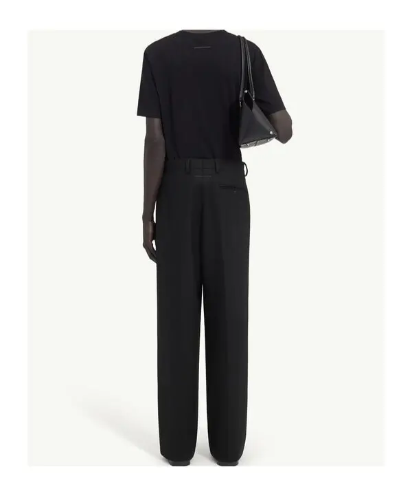 MAISON MARGIELA Soft Flannel Pleated Trousers