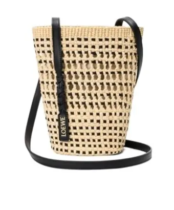 LOEWE X PAULA'S IBIZA Woven Shoulder Bag
