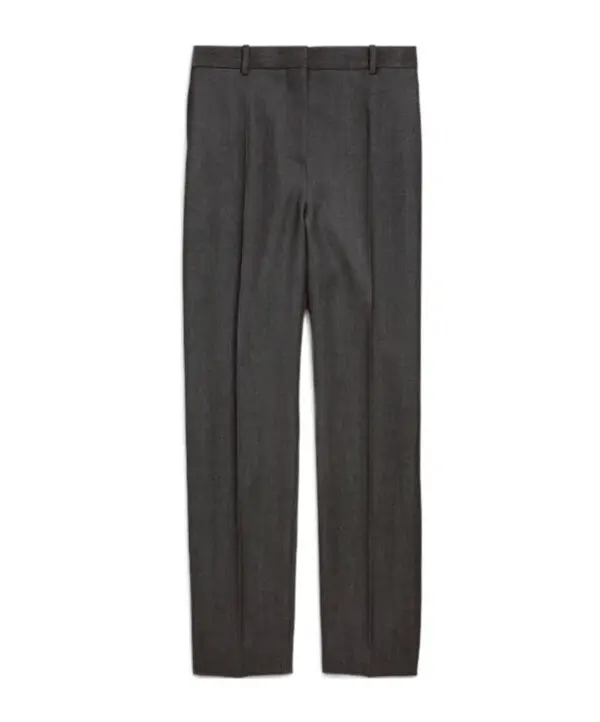 Balenciaga Fitted Tailored Pants - Dark Navy