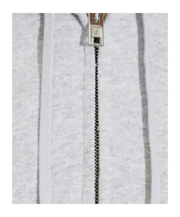 Alexander Wang Embellished Zip-up Cropped Hoodie