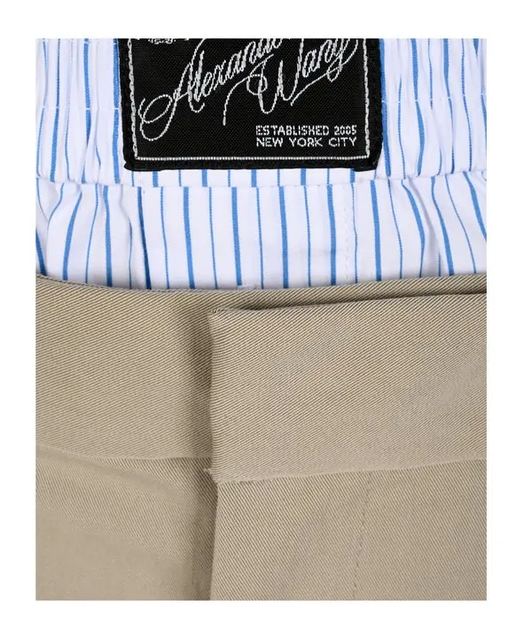 Alexander Wang Pleated Mini Skorts - Stone