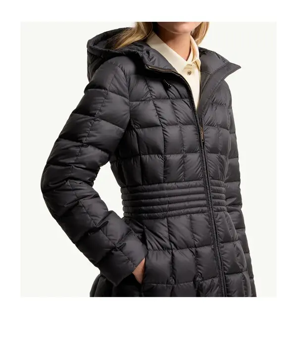 Moncler Engoulevent Square Quilted Hooded Short Down Jacket