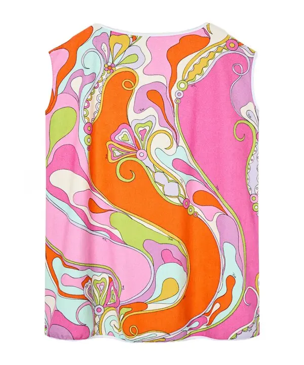 Emilio Pucci Printed Cotton Terry Dress - Multicolor