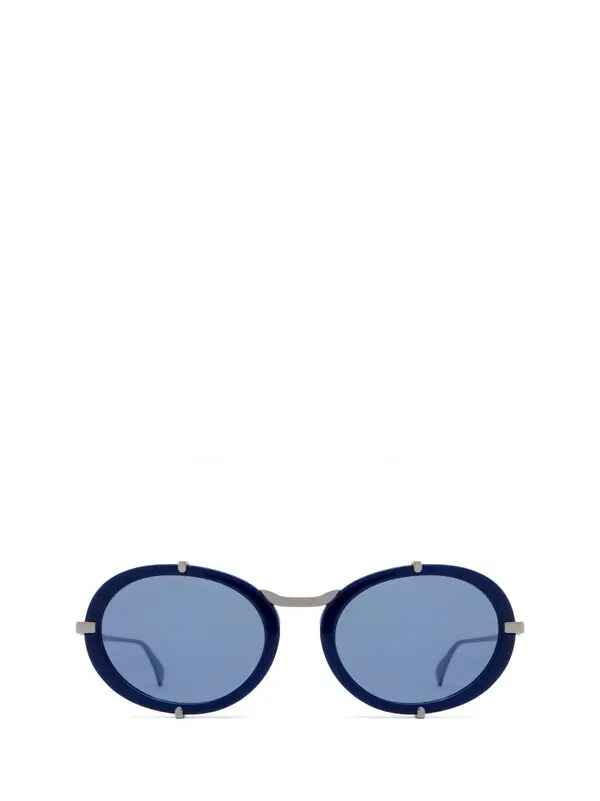 Max Mara Oval Frame Sunglasses - Blue