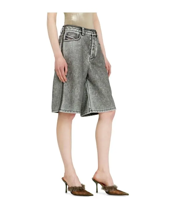 DIESEL® Bermuda Shorts In Faux Leather