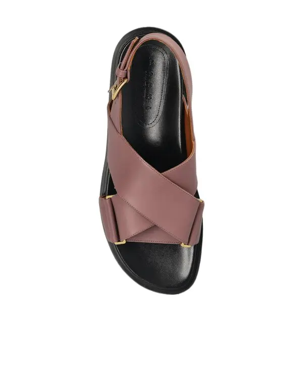 Marni Fussbett Cross Sandals