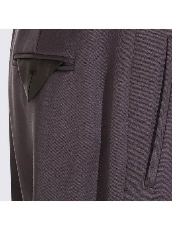 Attico Belted Pleated Trousers