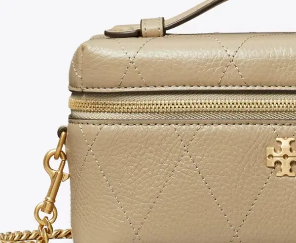 Tory Burch Charlie Quilted East-west Vanity Case