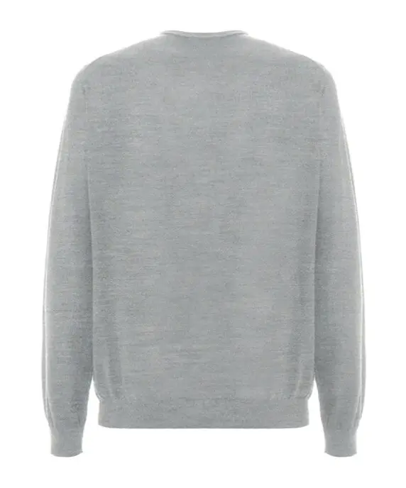 Malo Giacomo Crew Neck Sweater In Cashmere Silk